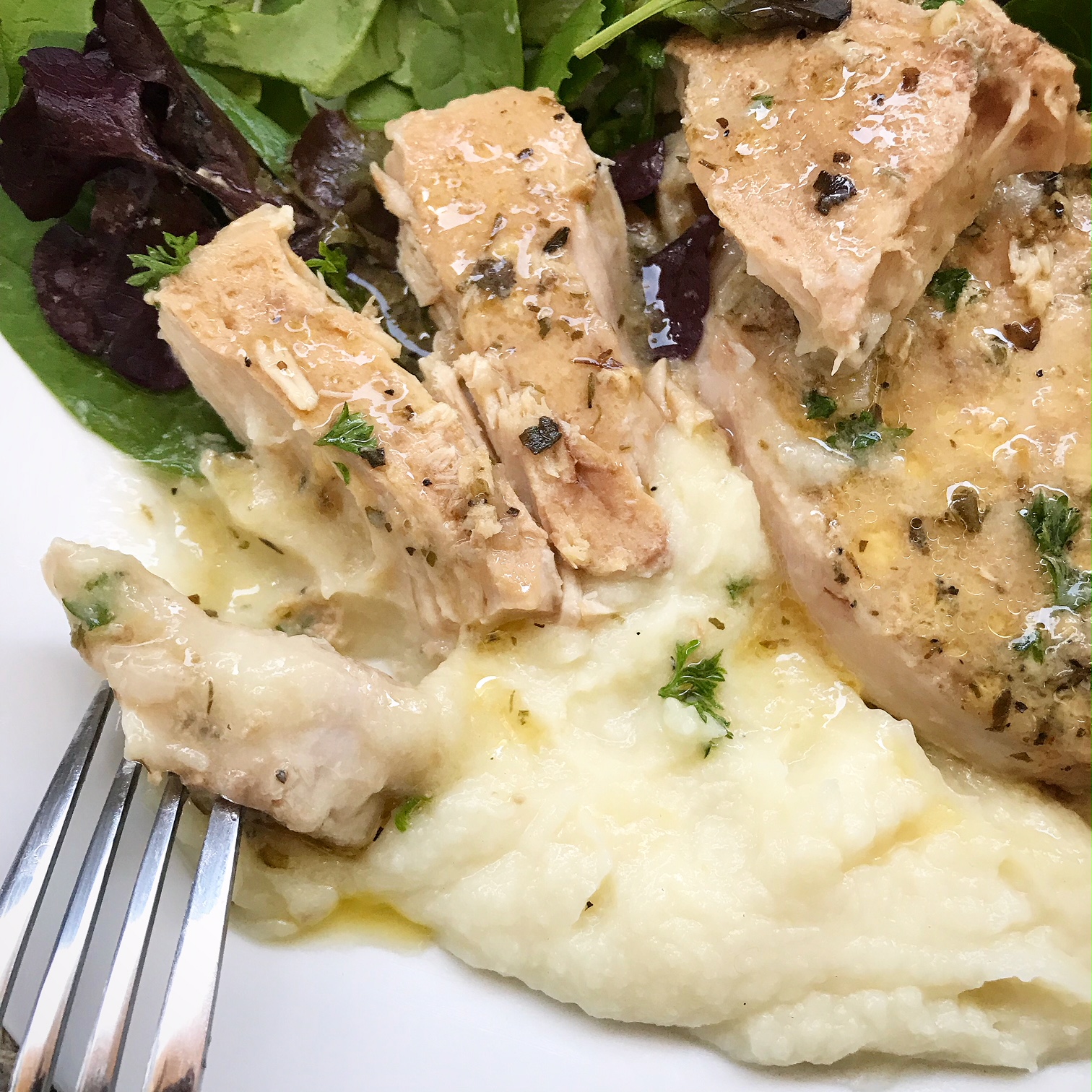 Slow Cooker Creamy FARMER JOHN® Pork Chops (Paleo,Whole30) (2) - Fit ...