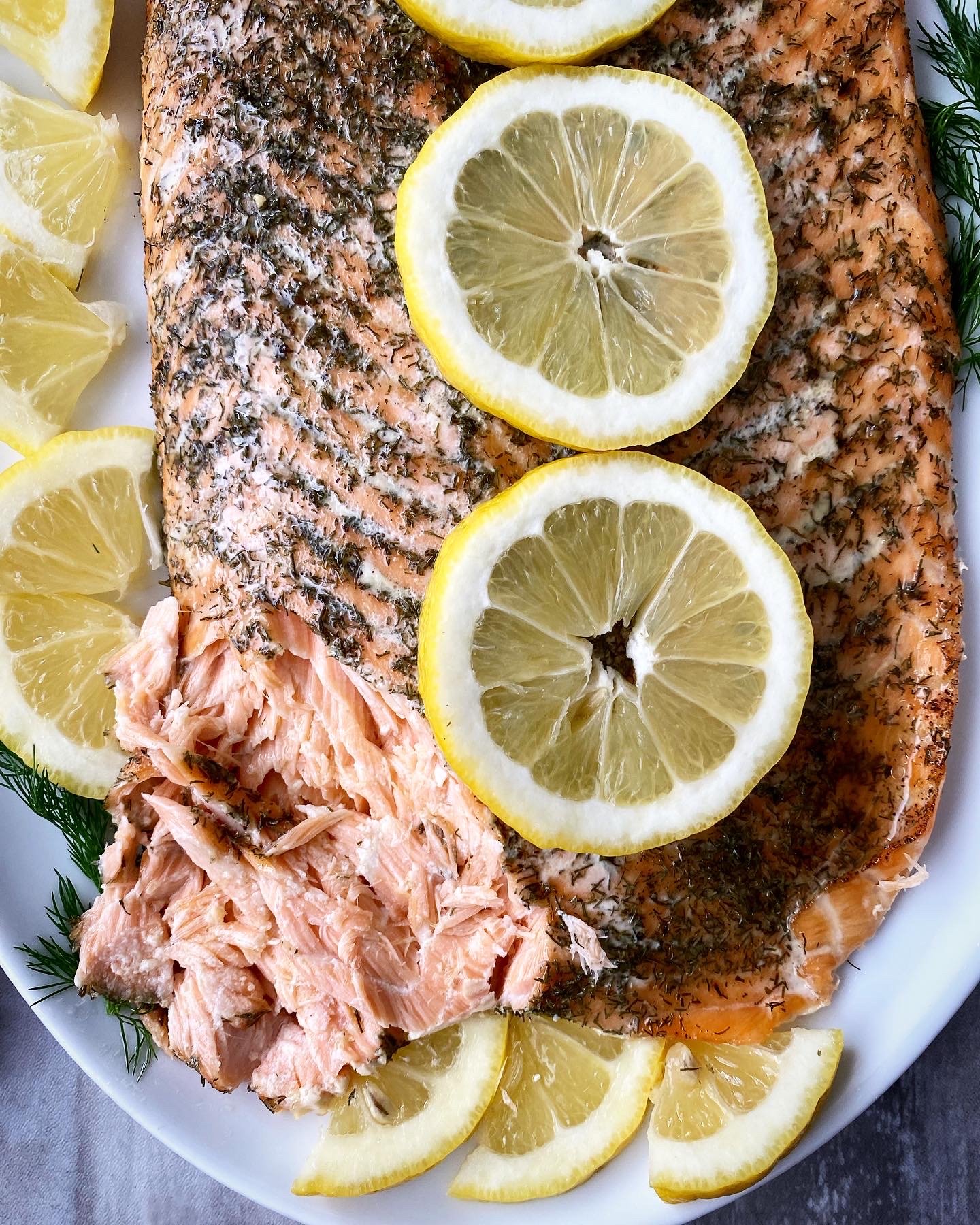 Slow Cooker Lemon Dill Salmon (2) - Fit Slow Cooker Queen