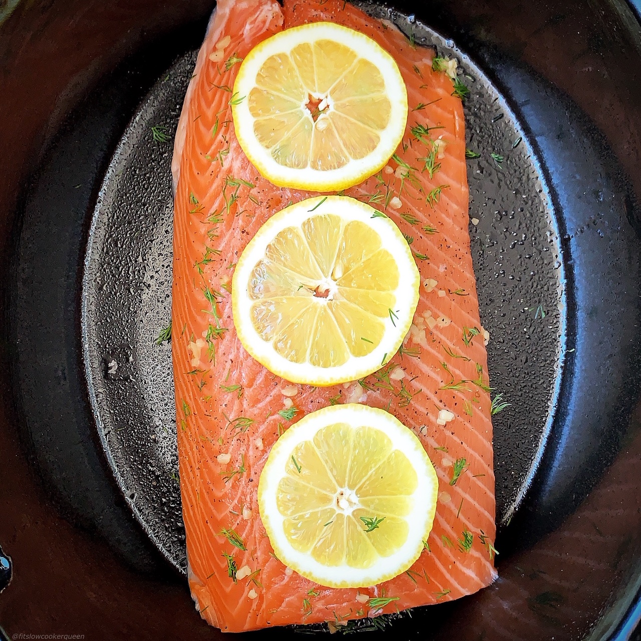Slow Cooker Salmon with Lemon & Dill (Low-Carb, Paleo,Whole30) (3 ...
