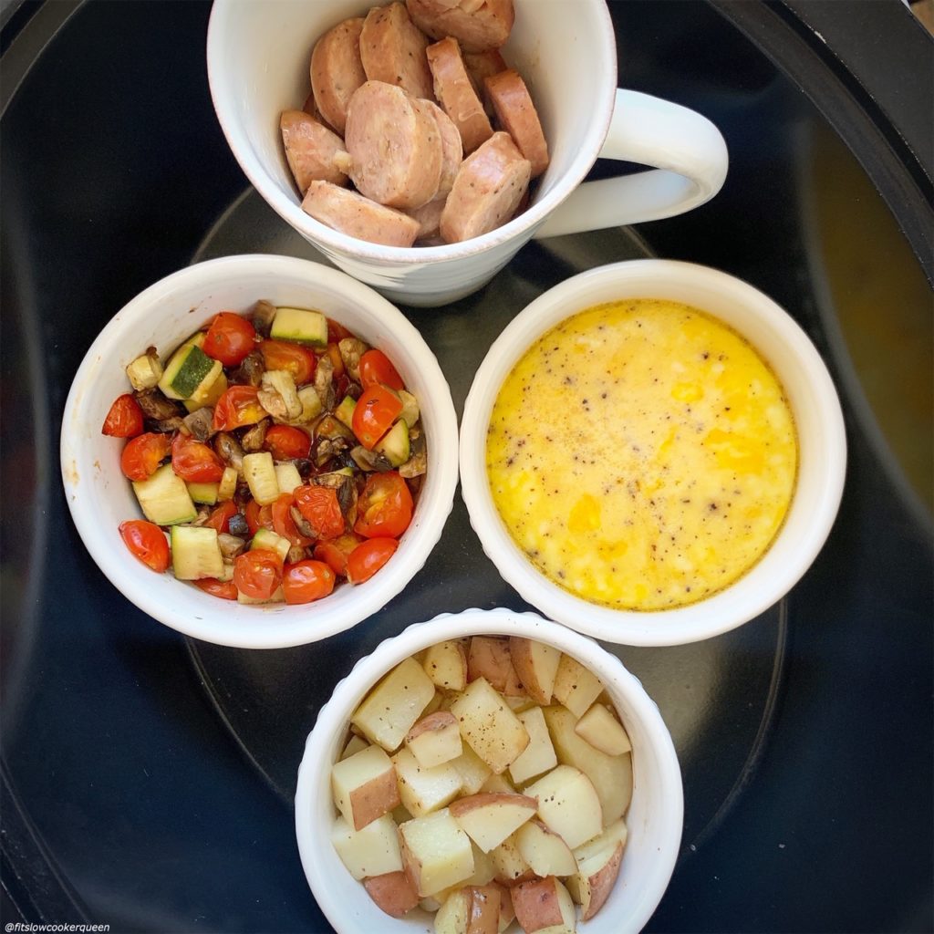 Slow Cooker Full Breakfast (Paleo, Whole30) - Fit Slow Cooker Queen