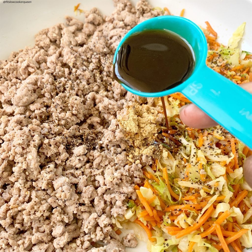 Unstuffed Lumpia Bowl - Fit Slow Cooker Queen