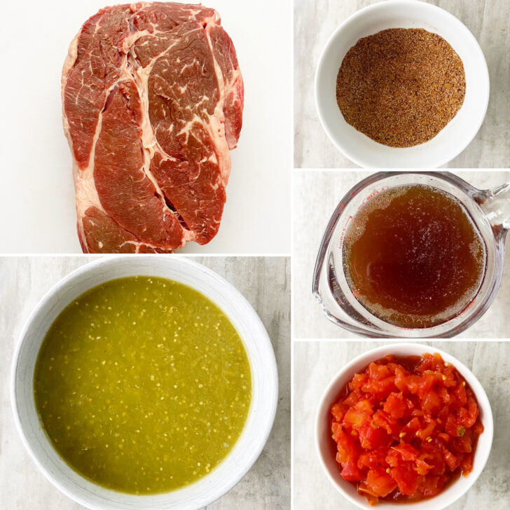 Slow Cooker Salsa Verde Beef - Fit Slow Cooker Queen